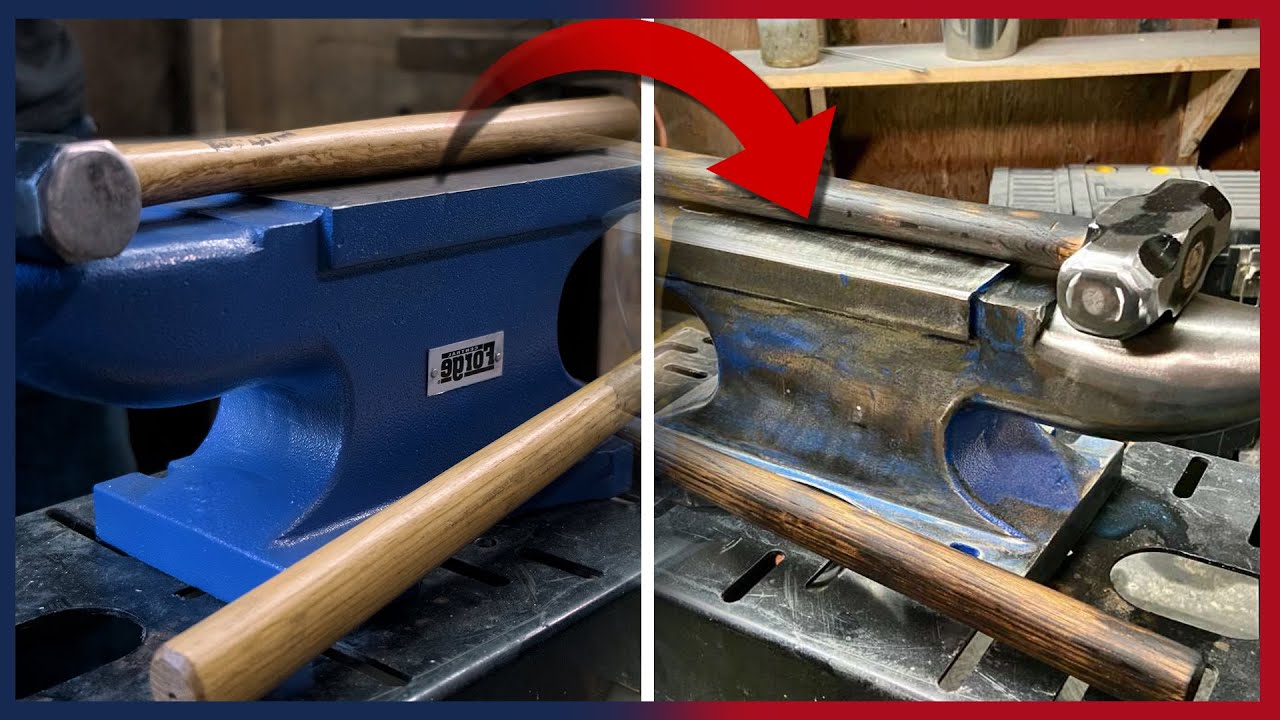 Modifying My Harbor Freight Anvil and Hammers - YouTube
