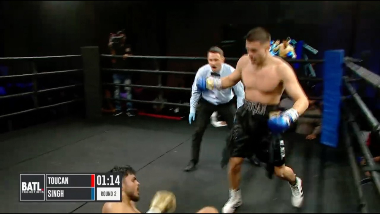 OPPONENT DROPPED THREE TIMES IN THE FIRST TWO ROUND! - ASAAD TOUQAN (w ...