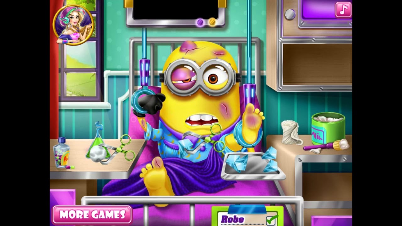 미니언즈 │미니언을 치료해주세요│Please cure the minions - YouTube
