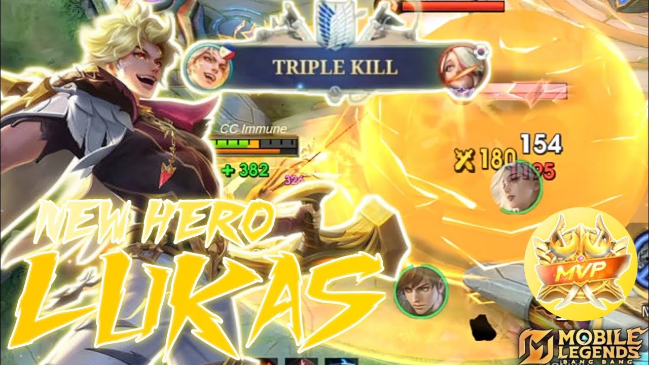 New Hero Lukas: A lightning beats?! - Skill Showcase & Gameplay - MLBB ...