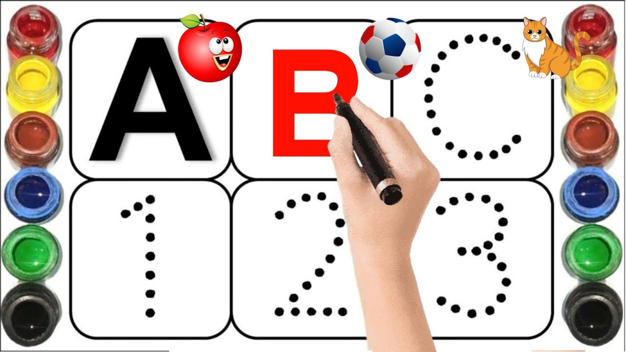 ABC for Kids | Alphabet writing for kids | A to Z | Write the alphabet ...