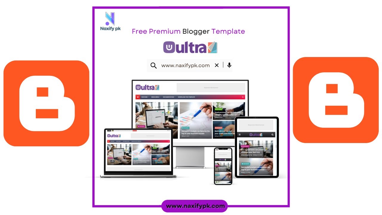UltraMag Premium Blogger Template Free Download 2024 | Free Premium ...