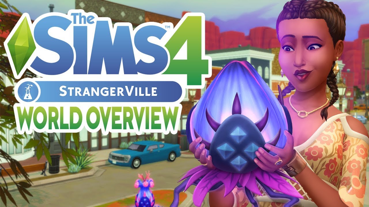 FULL WORLD OVERVIEW in STRANGERVILLE | The Sims 4 Review Tour - YouTube