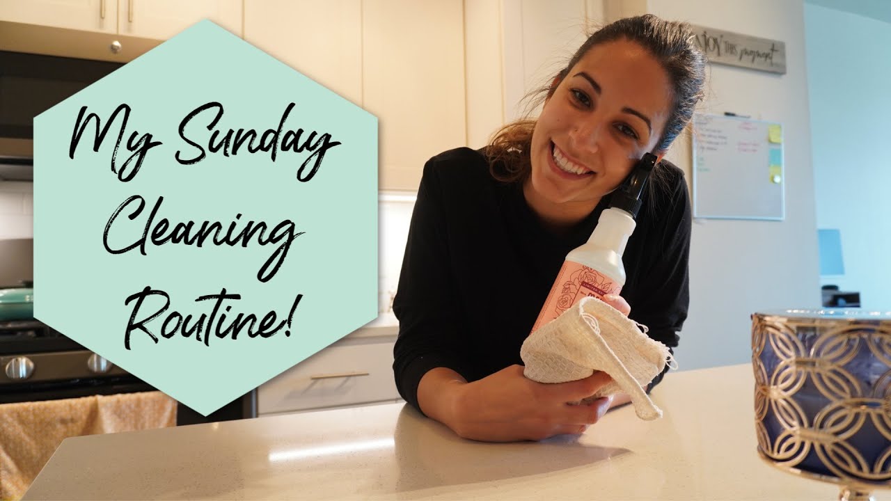 My Sunday Cleaning Routine! | Vlog Style! - YouTube