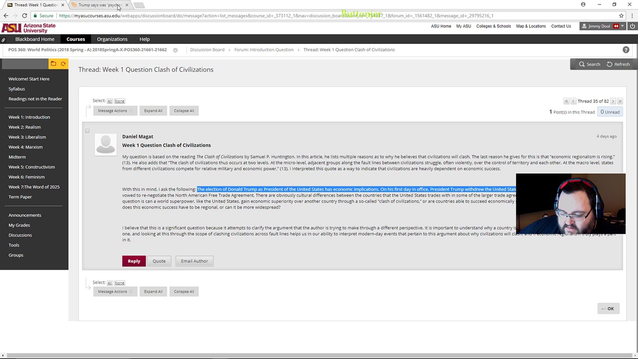 Response to Daniel Magat - YouTube