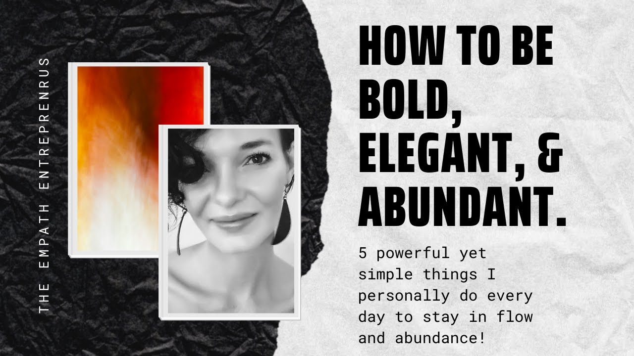 The 5 Bold Moves Of a POWERFUL Entrepreneur - YouTube