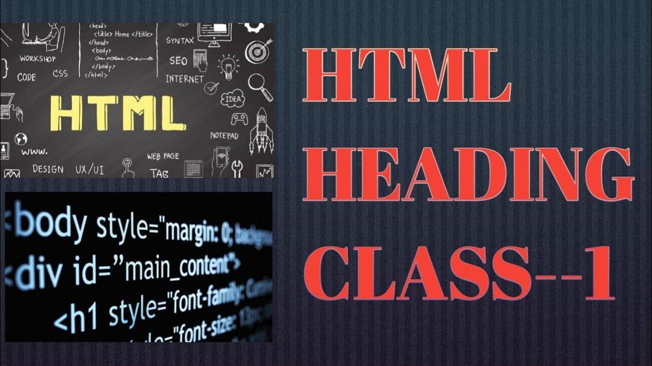How many types of heading in html | html class -1 #technology #computer #tecnical #msword - YouTube