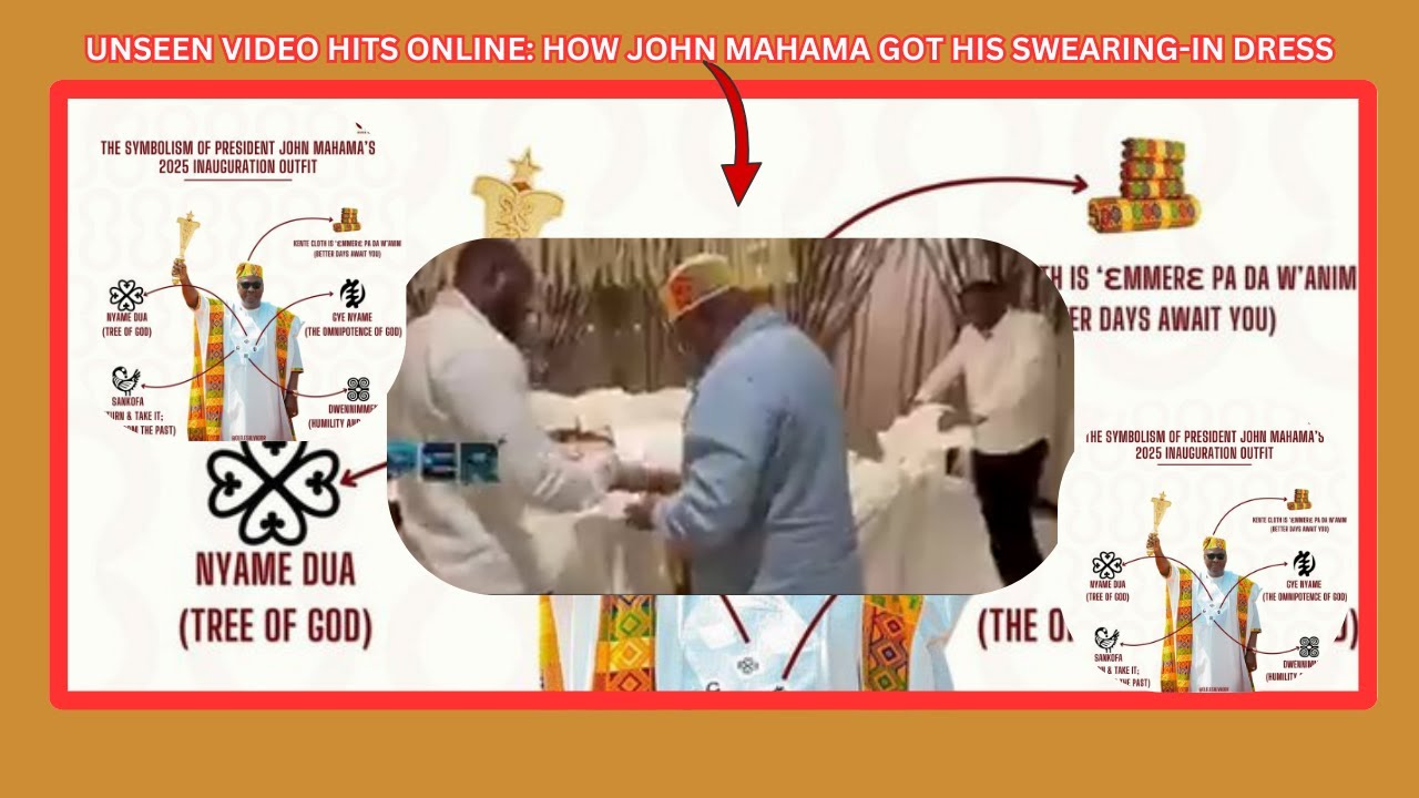 Secret Video of John Mahama's Swearing-In Dress Pops Up Online - YouTube