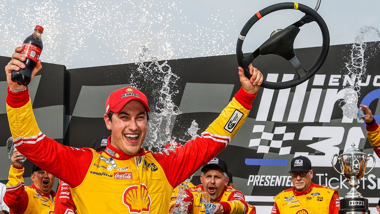 Joey Logano Got Some Awesome Life Advice From Mario Andretti - YouTube