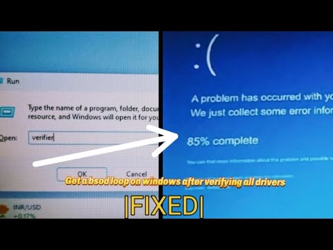 How to fix windows got a bsod loop after verifying all drivers on ...