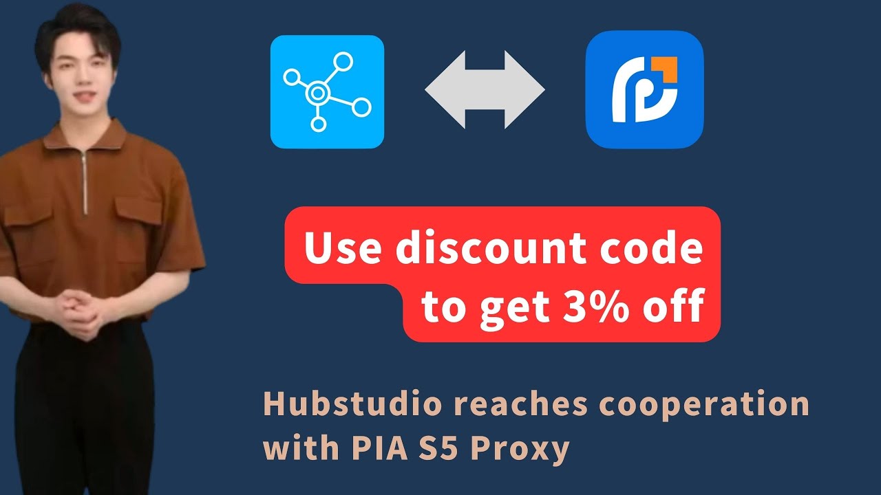 pias5 agent has reached cooperation with Hubstudio browser and enjoys 3% discount - YouTube