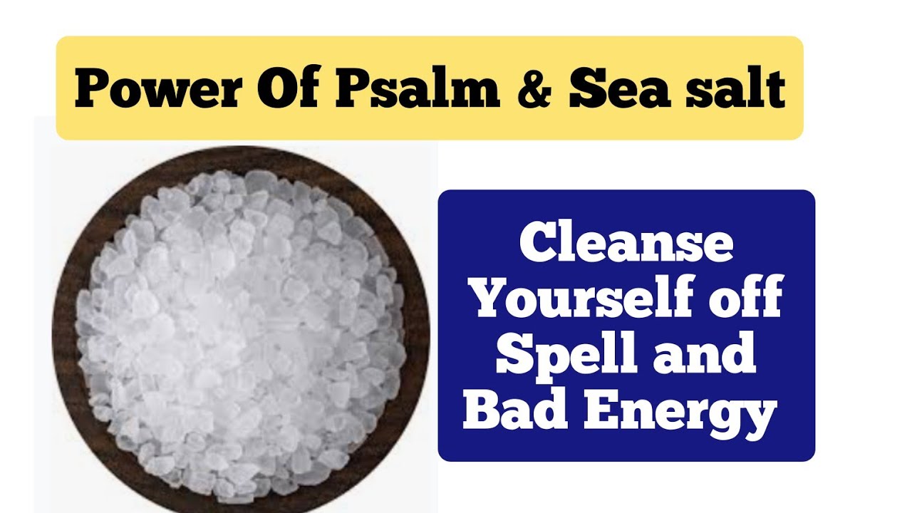 How To Use Sea Salt | Psalm To Cleanse Yourself - YouTube