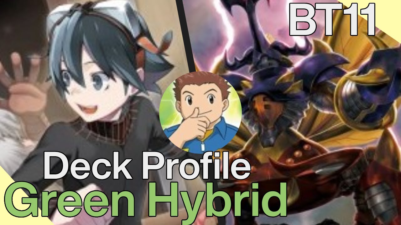 Green Hybrid | Taiga Tyrannomon Green Hybrid [Digimon TCG BT11 Deck ...