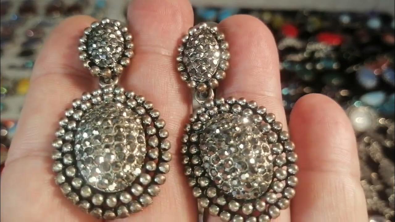 капельное серебро с марказитами. - YouTube