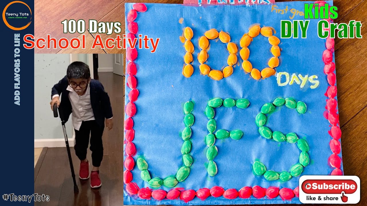 100 Days School Activities DIY 100th Day School Craft Pistachio 100-days-school-activities-diy-100th-day-school-craft-pistachio