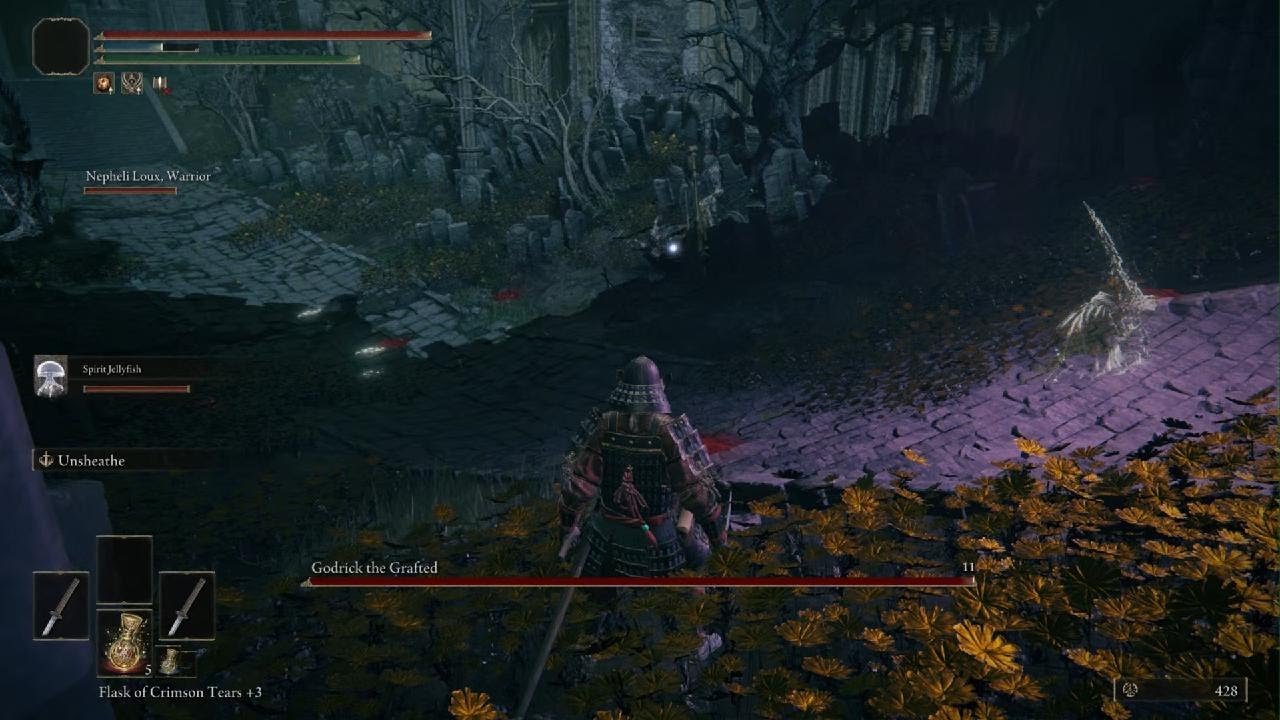 ELDEN RING Killed Godric The grafted - YouTube