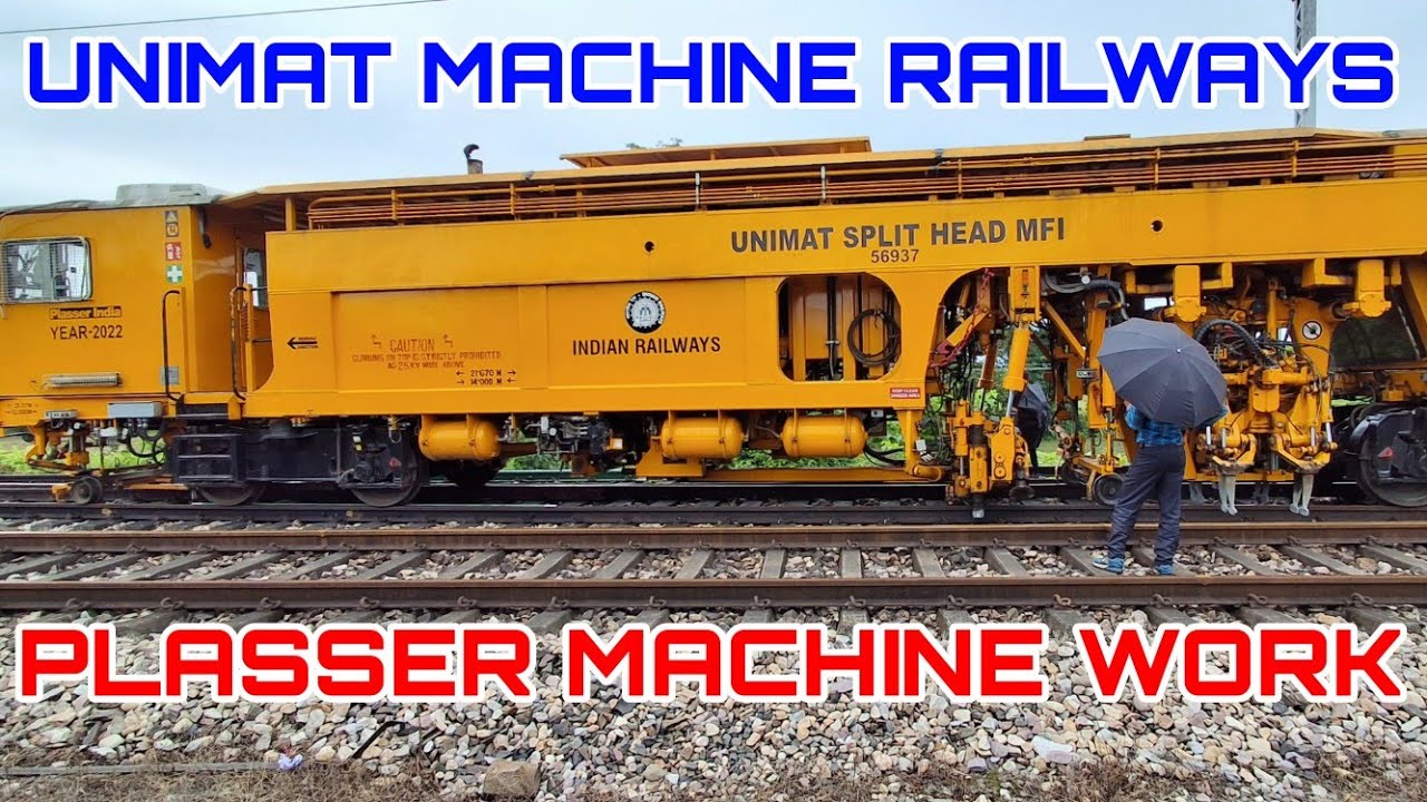 UNIMAT MACHINE IN RAILWAYS | UNIMAT SPLIT HEAD MFI MACHINE | PLASSER ...