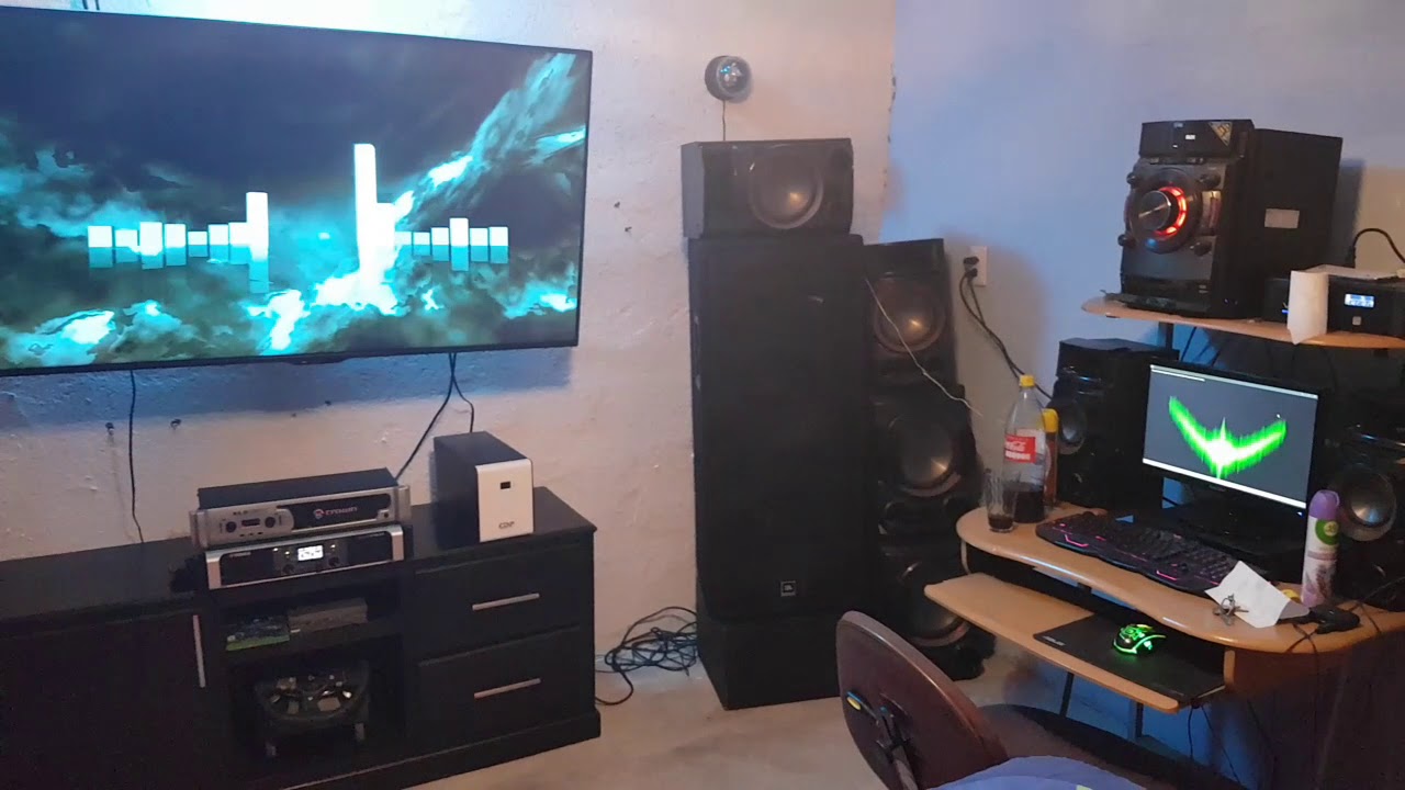 minicomponente lg cm8530 + jbl jrx225 - YouTube