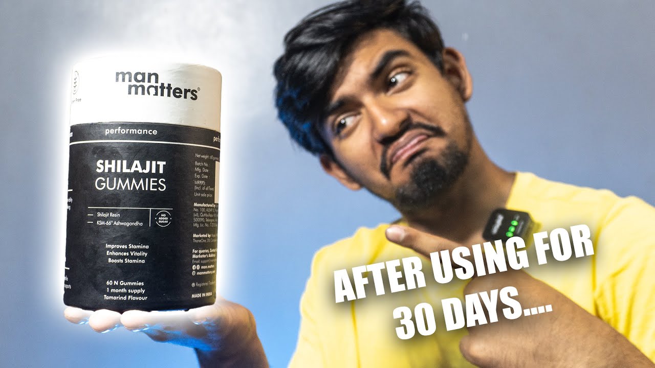 Man Matters Shilajit Gummies Review - Does Shilajit boost testosterone ...