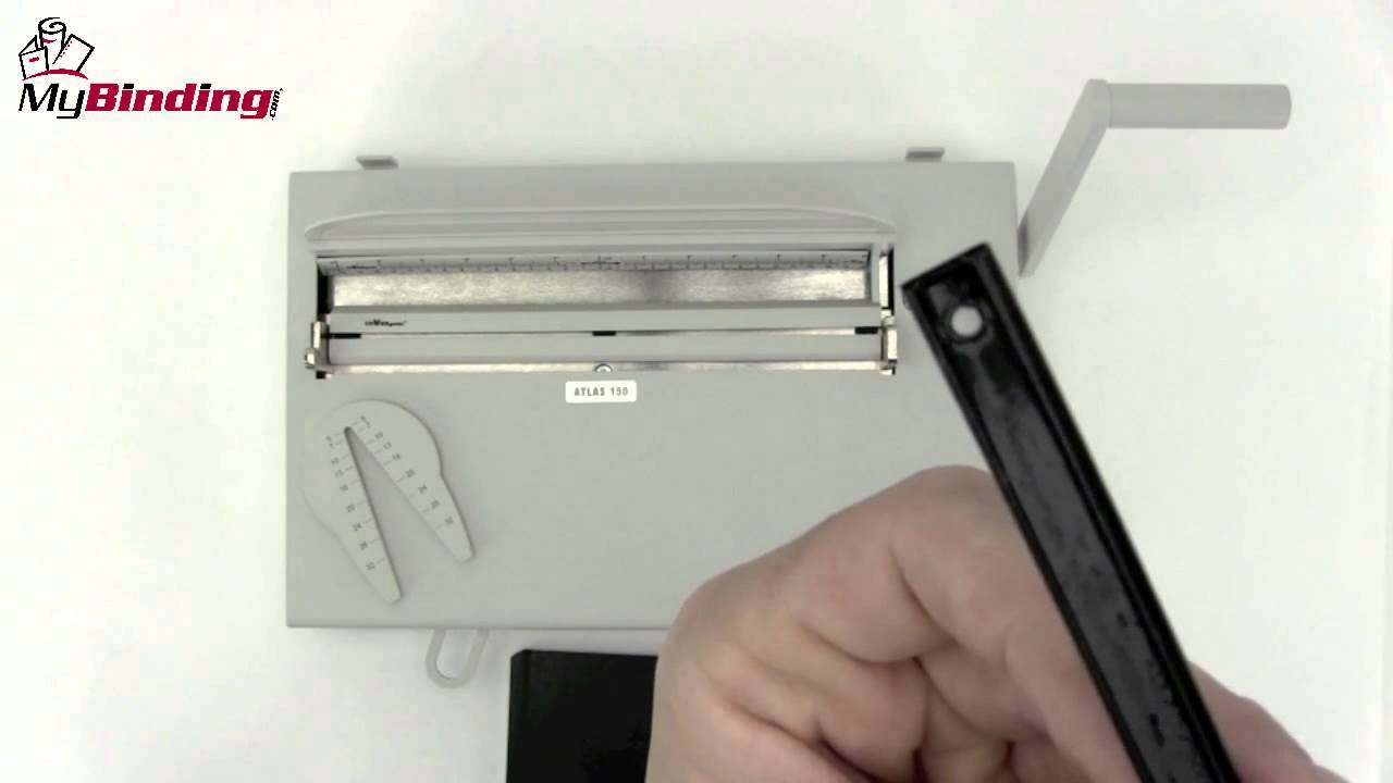 MasterBind MetalBind Atlas 150 Demo - YouTube