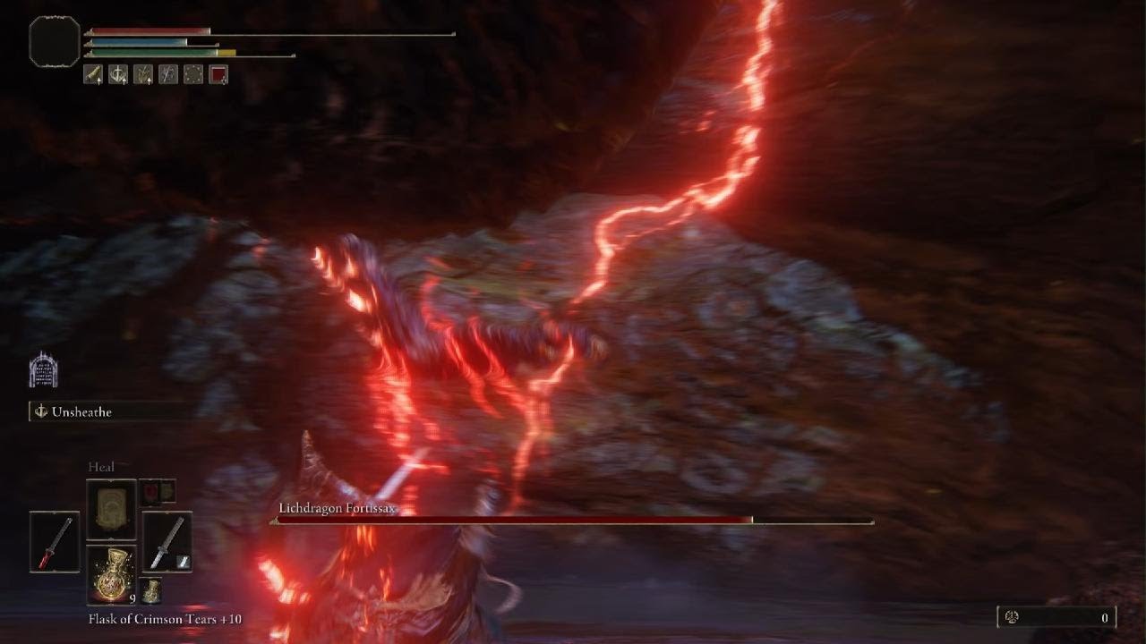 Elden Ring: Lichdragon Fortissax boss fight - YouTube