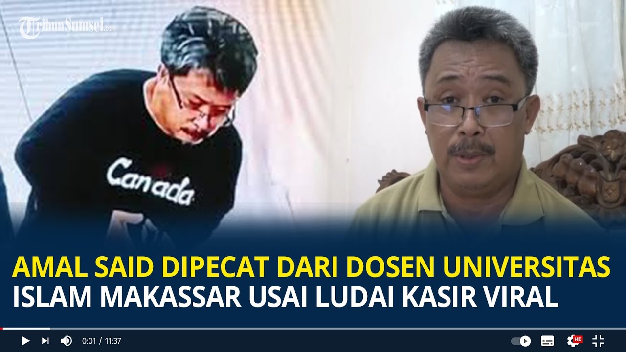 Amal Said Dipecat dari Dosen Universitas Islam Makassar Usai Ludai ...