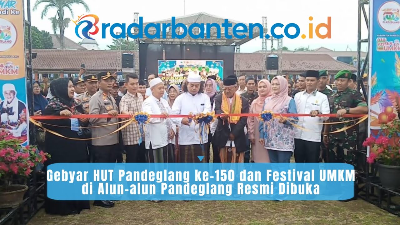 Gebyar HUT Pandeglang ke-150 dan Festival UMKM di Alun-alun Pandeglang ...