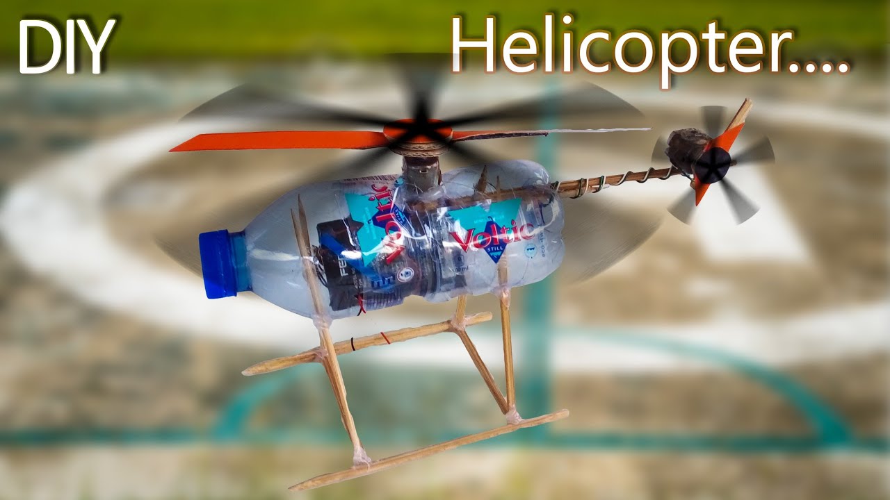Diy Helicopter- How to Make - YouTube