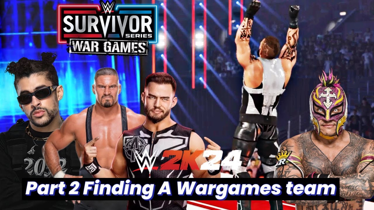 WWE 2K24 My Rise undisputed Wargames team part 2 - YouTube