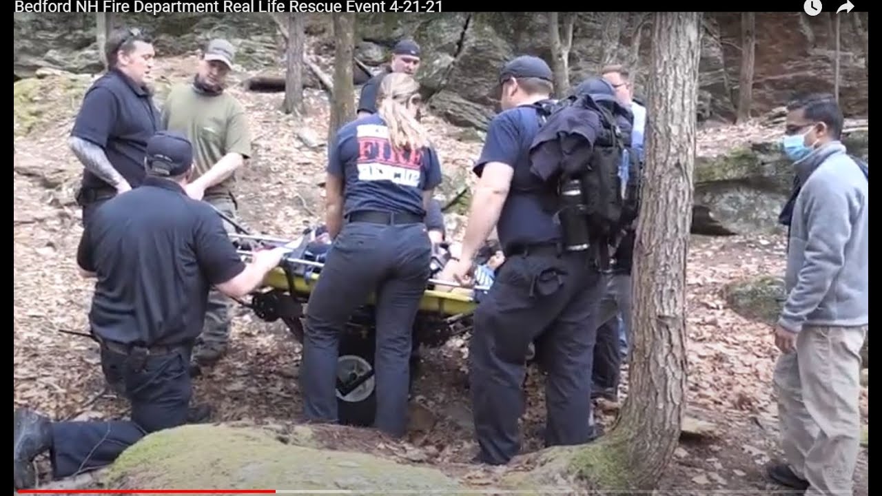 Bedford NH Fire Department Real Life Rescue Event 4-21-21 - YouTube