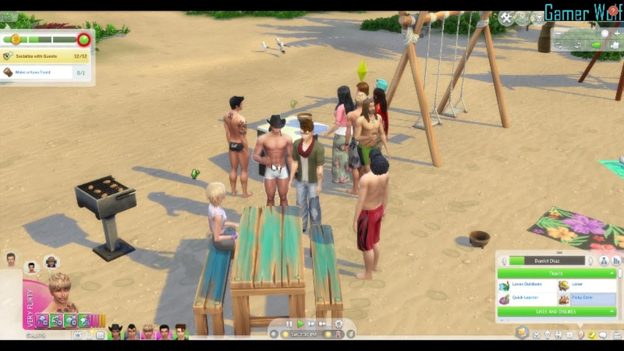 Sims 4: BDSM Trait, Kava Party and Prom Part 11 (No Commentary) - YouTube