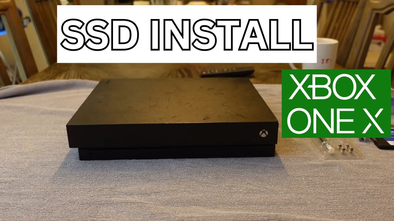 How To Install A SSD In The Xbox One X - YouTube