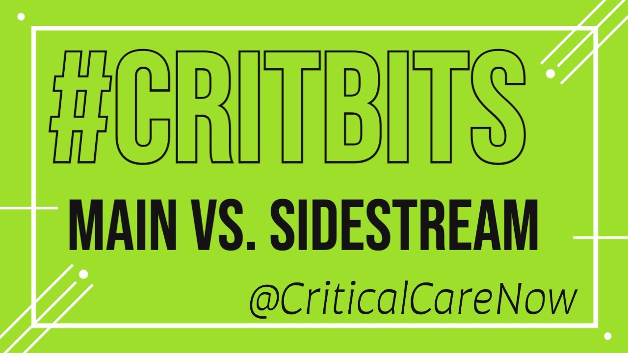 Should you use side-stream or mainstream capnography? - YouTube