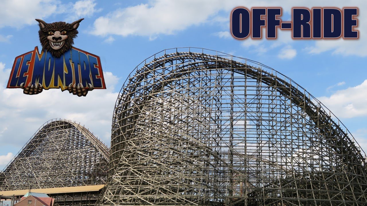 Le Monstre Off-Ride Footage, La Ronde Dual-Tracked Wooden Roller ...