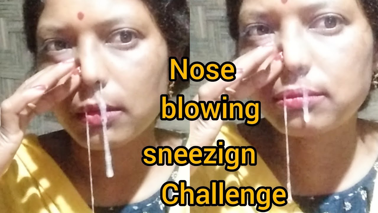 nose blowing challenge# with # sneezing 🤧🤧🤧🤧 challenge video # - YouTube