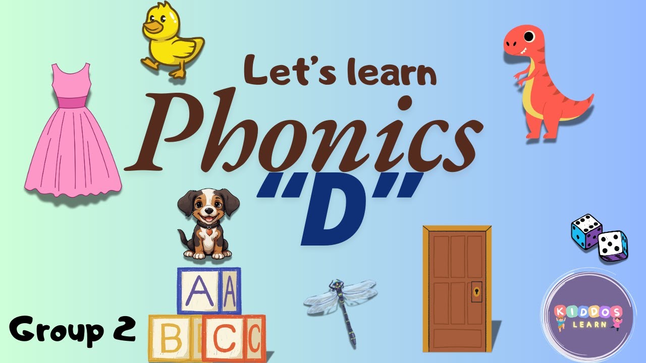 Jolly Phonics "D" - Learn Phonics d | Story | Sounding | Phonics song ...