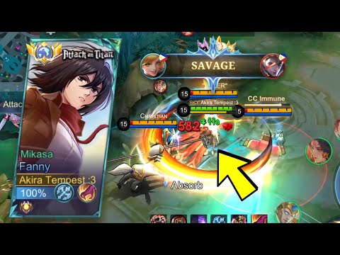 SAVAGE!! NEW SEASON FANNY UNLIMITED ENERGY IS BACK! -MLBB