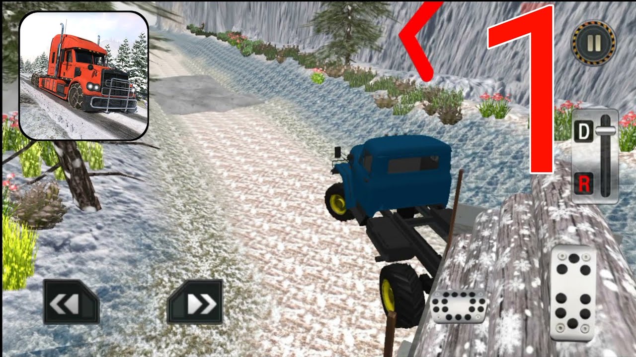 Offroad Mud Truck Snow Driving Game 2021 Gameplay Walkthrough Part 1 ...