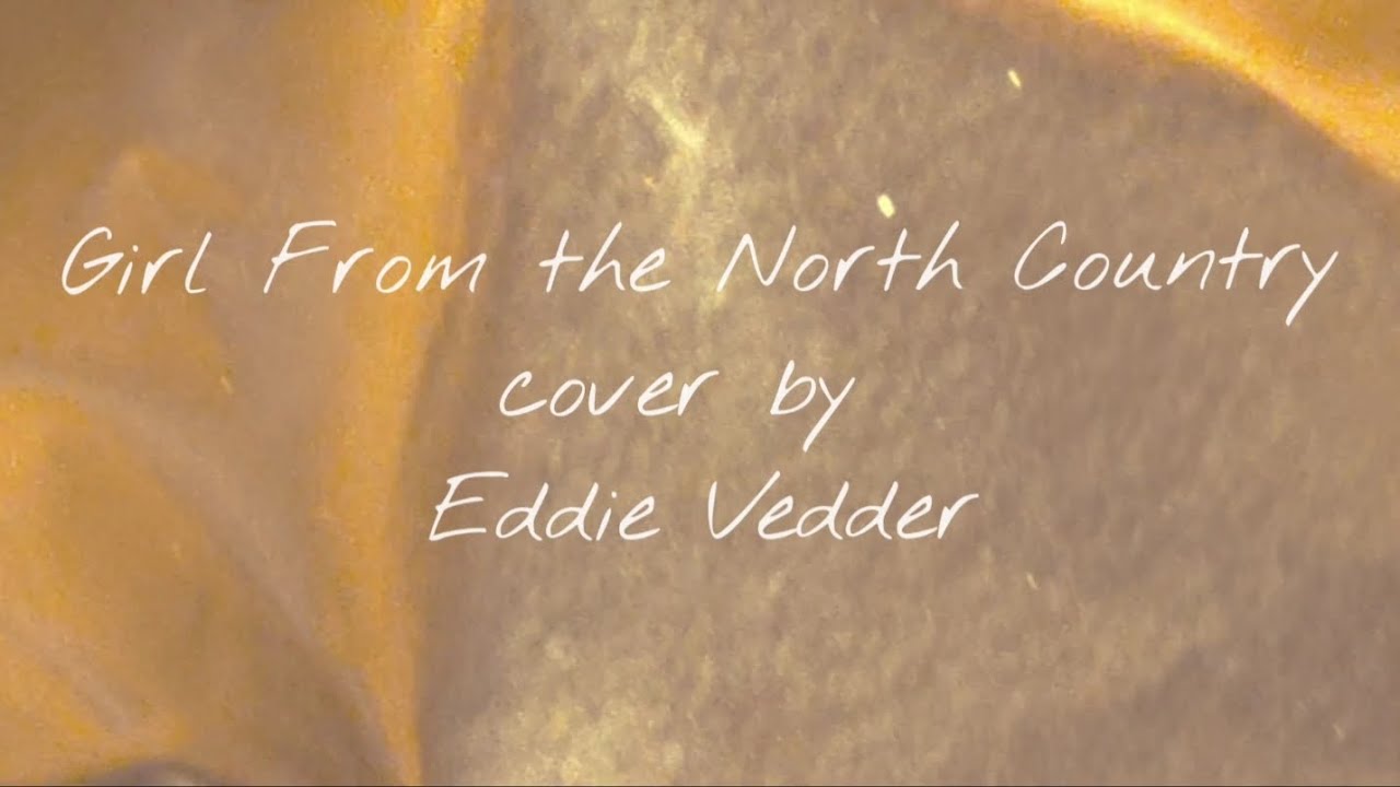 Lyrics Girl from the North Country, cover by Eddie Vedder - YouTube