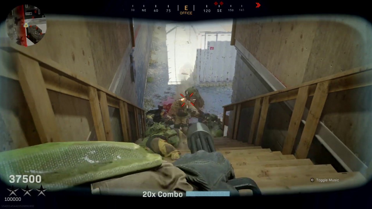 Call of Duty Modern Warfare Trial Shoothouse Juggernaut Gameplay - YouTube