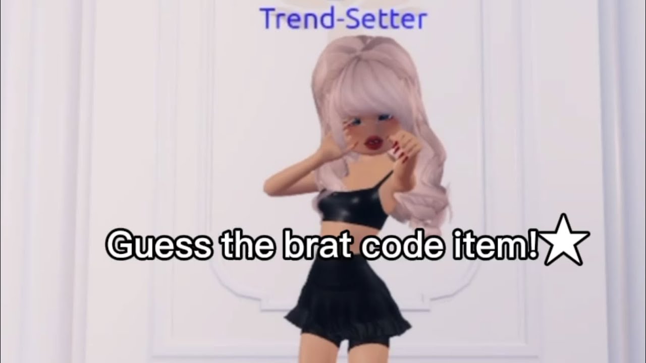 Guess the brat code item! Part 1 - YouTube