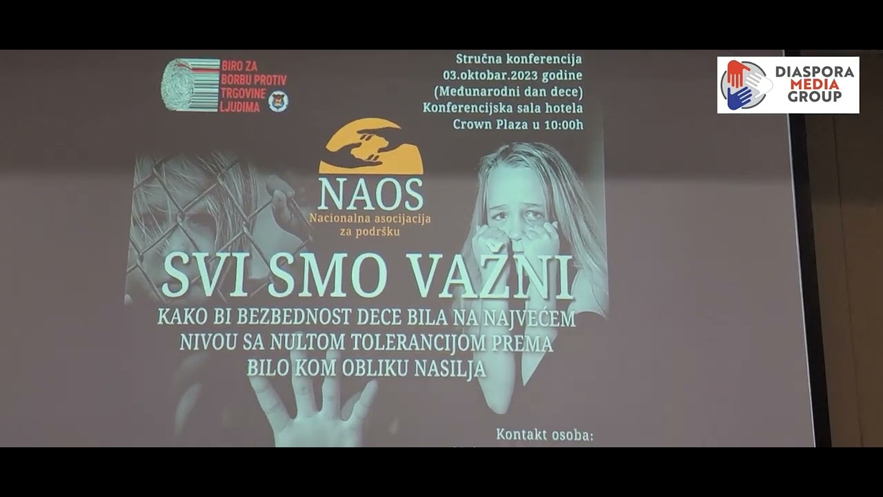 SVI SMO VAŽNI STOP NASILJU stručna konferencija Beograd, 03.10.2023.g ...