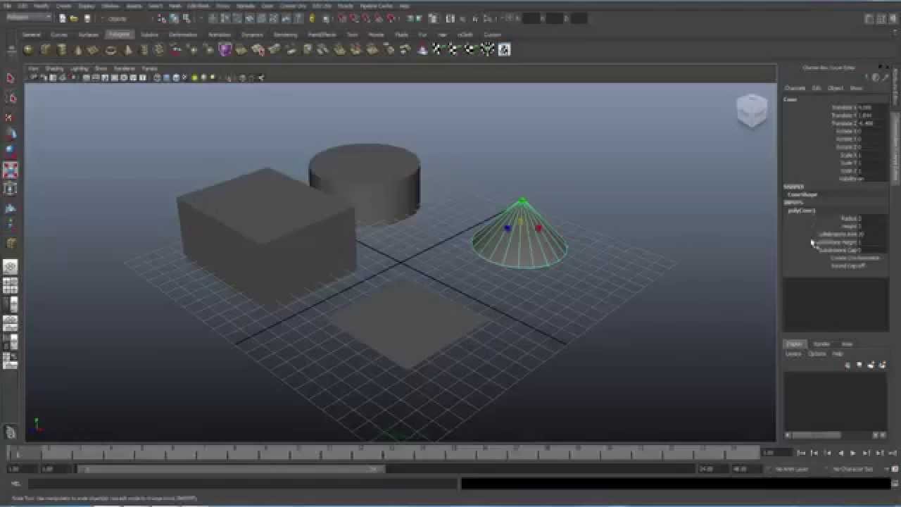 Maya Básico 007 - CHANNEL BOX - YouTube