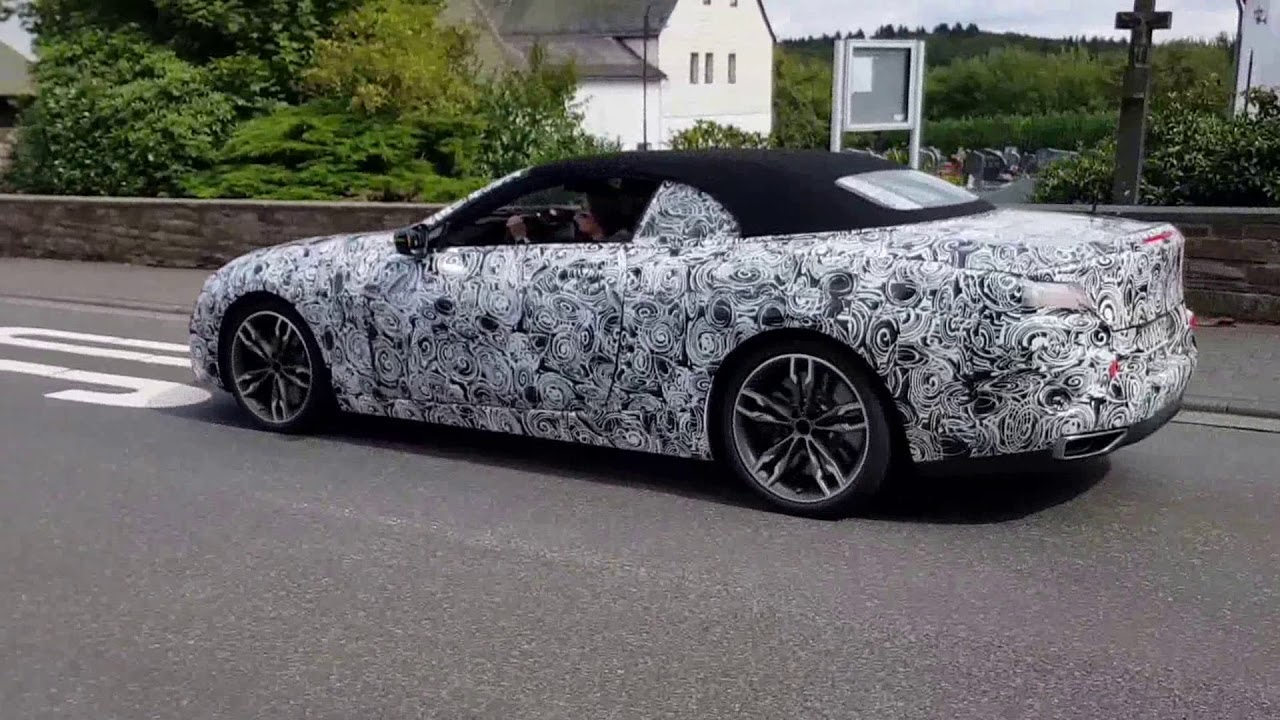 BMW M8 and M8 Spider prototypes spotted - YouTube