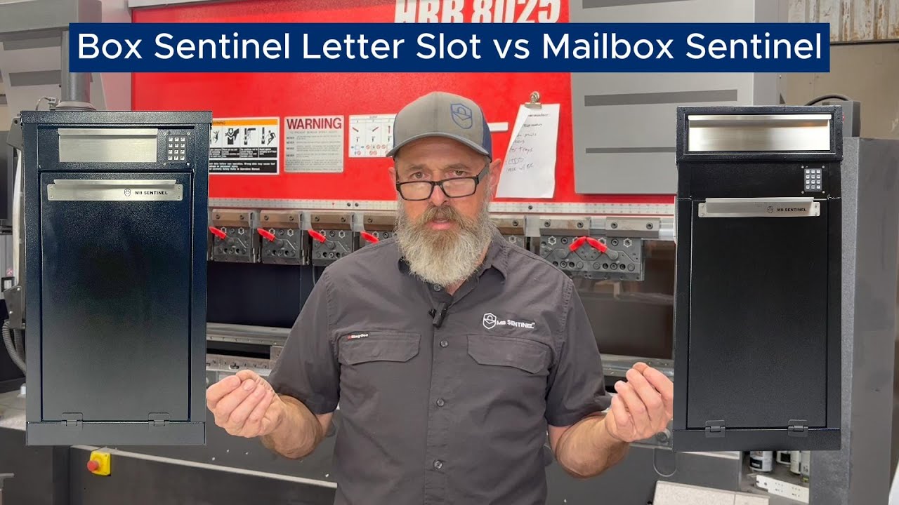 Product Comparison: Box Sentinel Letter Slot vs Mailbox Sentinel - YouTube