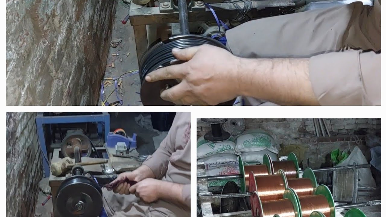 Production of Making Electric Wire Manufacturing Electric Wire is Made ...