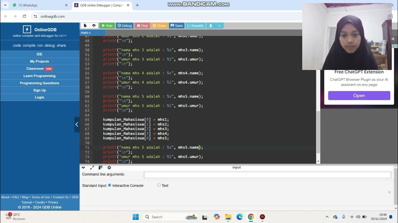 Pengantar Coding_202411281005_Midali_Athiyya_24022023 - YouTube
