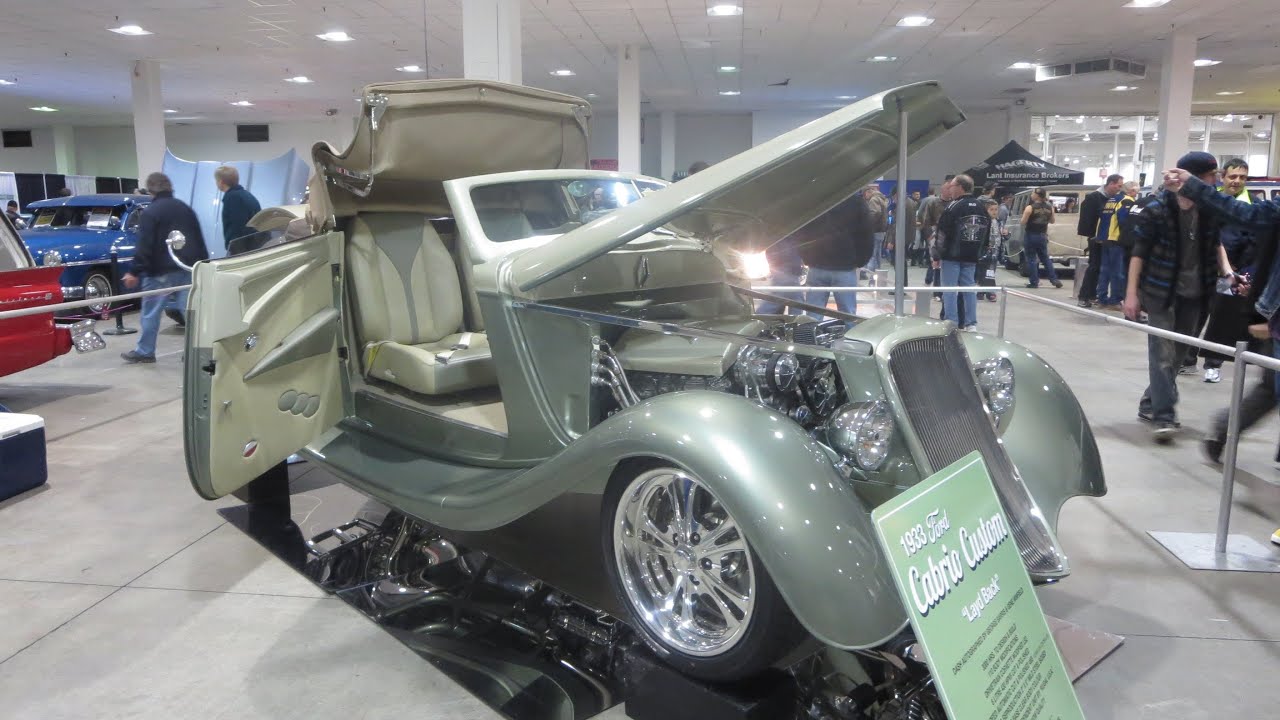 1933 Chevy Cabrio Custom At 2014 MegaSpeed Car Show - YouTube