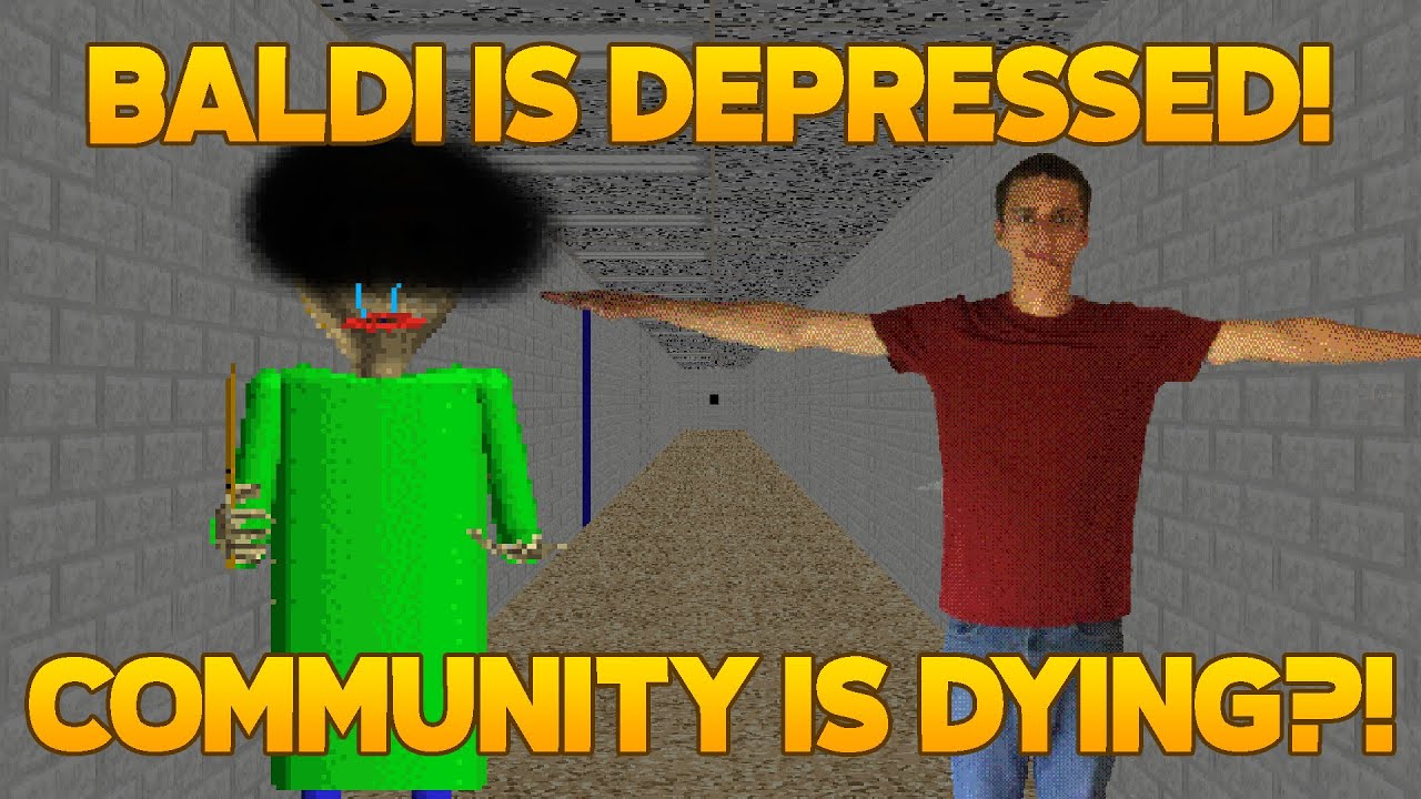 Baldi is Sad! | Baldi Is Depressed! [Baldi's Basics Mod] - YouTube