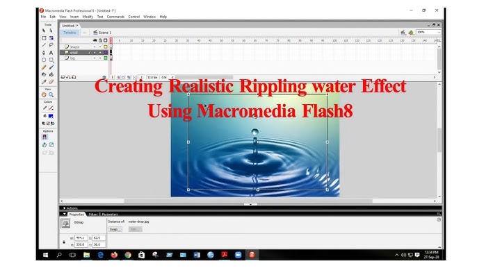 Water Ripple Effect In Flash